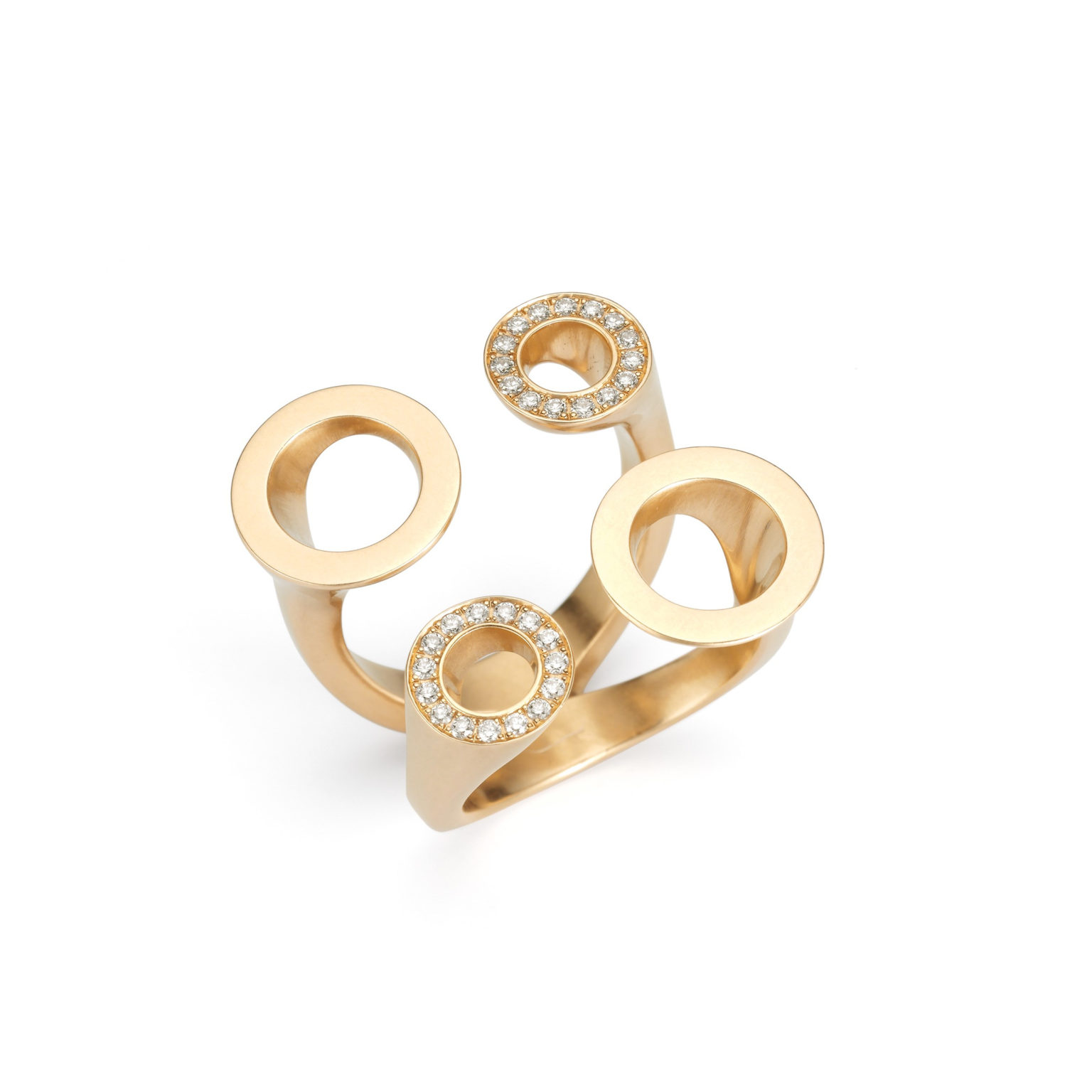 Angela Hübel Schmuck Ring »Diamond Circles« | Galerie Spandow